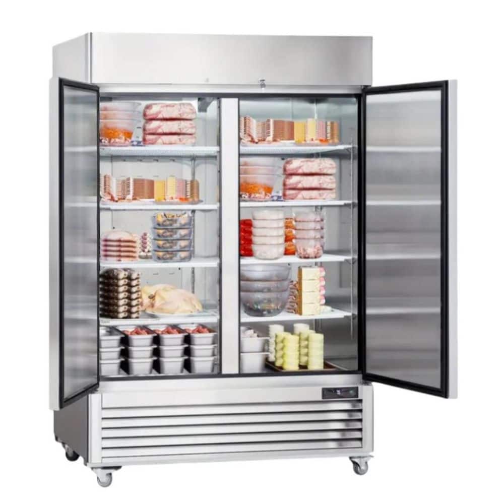 Cooler Depot 54 in. 48 cu. ft. NSF Auto Defrost Reach In Commercial ...