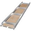 PRO-SERIES 7 ft. x 19 in. Aluminum Frame Wooden Walk Board GSWDB - The ...