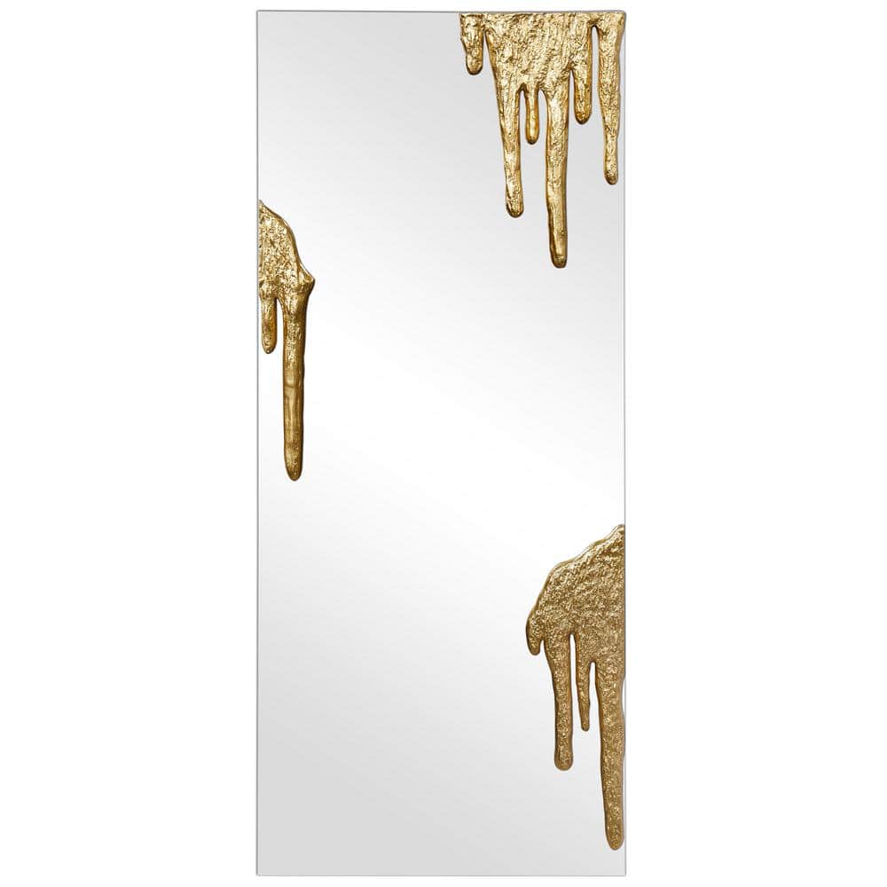 Empire Art Direct Antique Gold Foiled Icecles on a Frameless ...