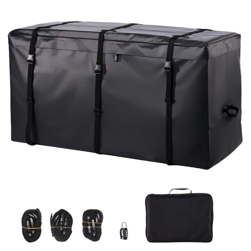VEVOR Hitch Cargo Carrier Bag, 840D PVC 60.24 x 24.02 x 35.94 in. (30 ...