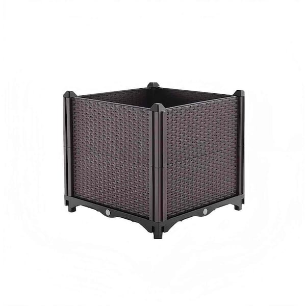 Polypropylene Raised Planter - Self-Watering Pot for Flowers ...