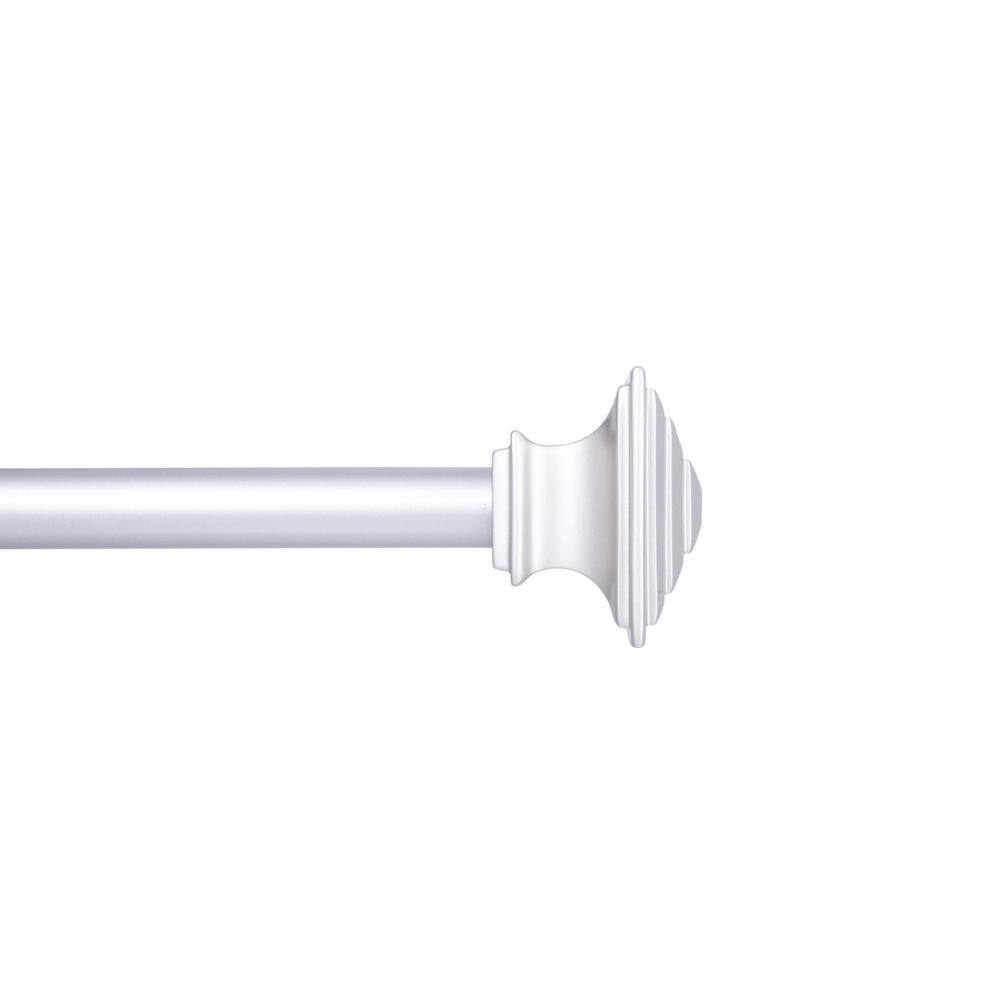 Kenney Mission 66 in. - 120 in. Adjustable Single Curtain Rod 3/4 in ...