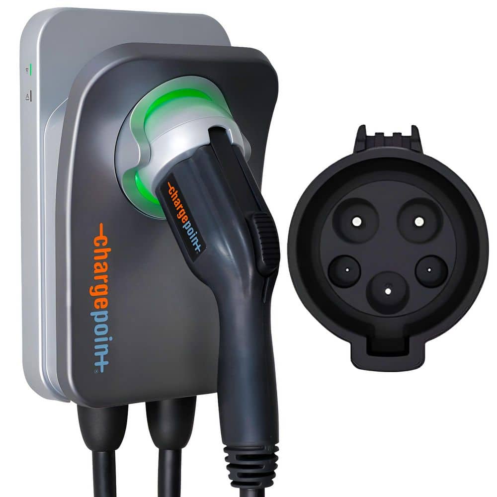 ChargePoint 240-Volt Home Flex Level 2 WiFi NEMA 14-50 Plug Electric ...