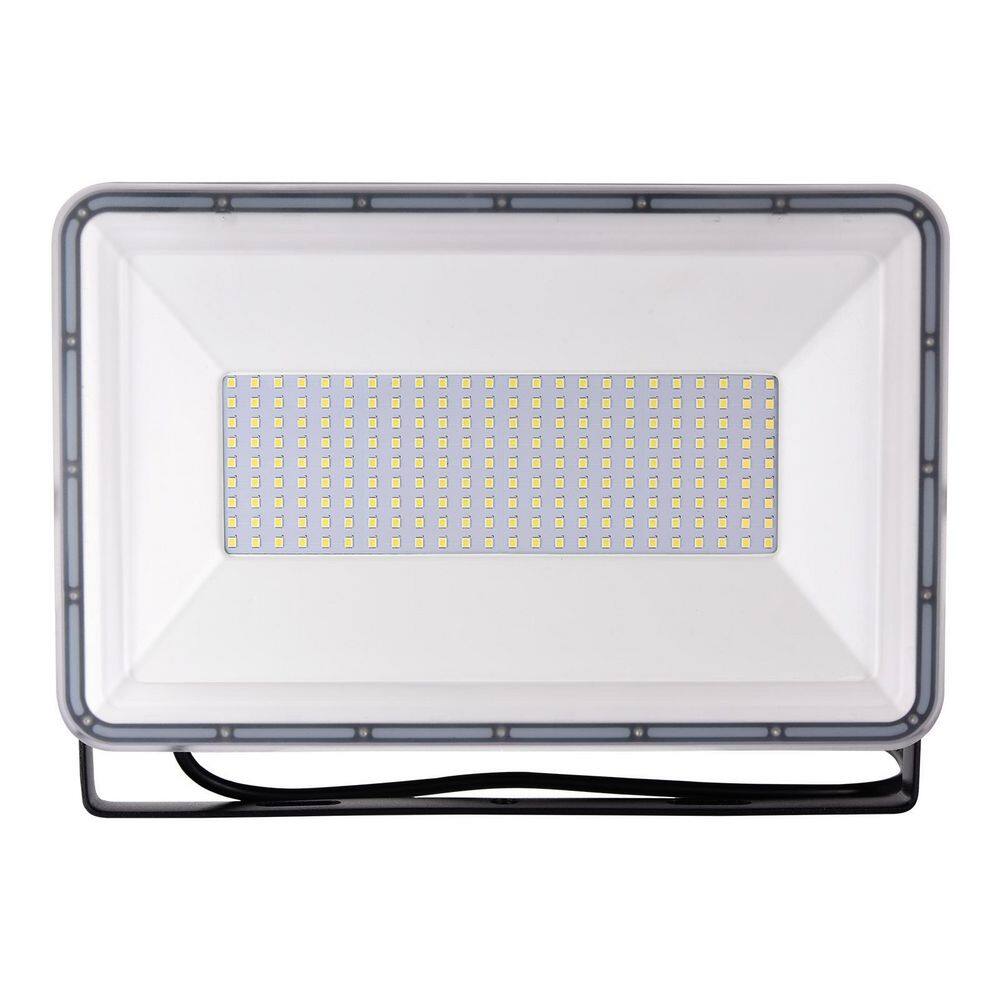 CIPACHO 200-Watt 120-Degree Black Integrated LED Outdoor Flood Light ...