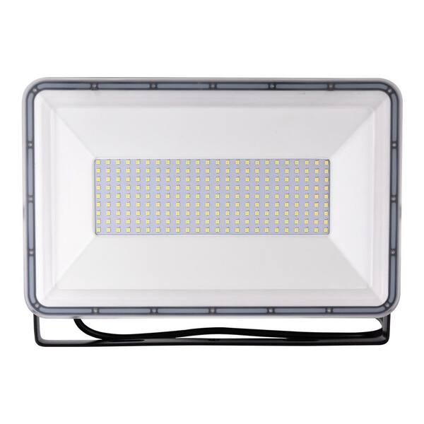 CIPACHO 200-Watt 120-Degree Black Integrated LED Outdoor Flood Light ...