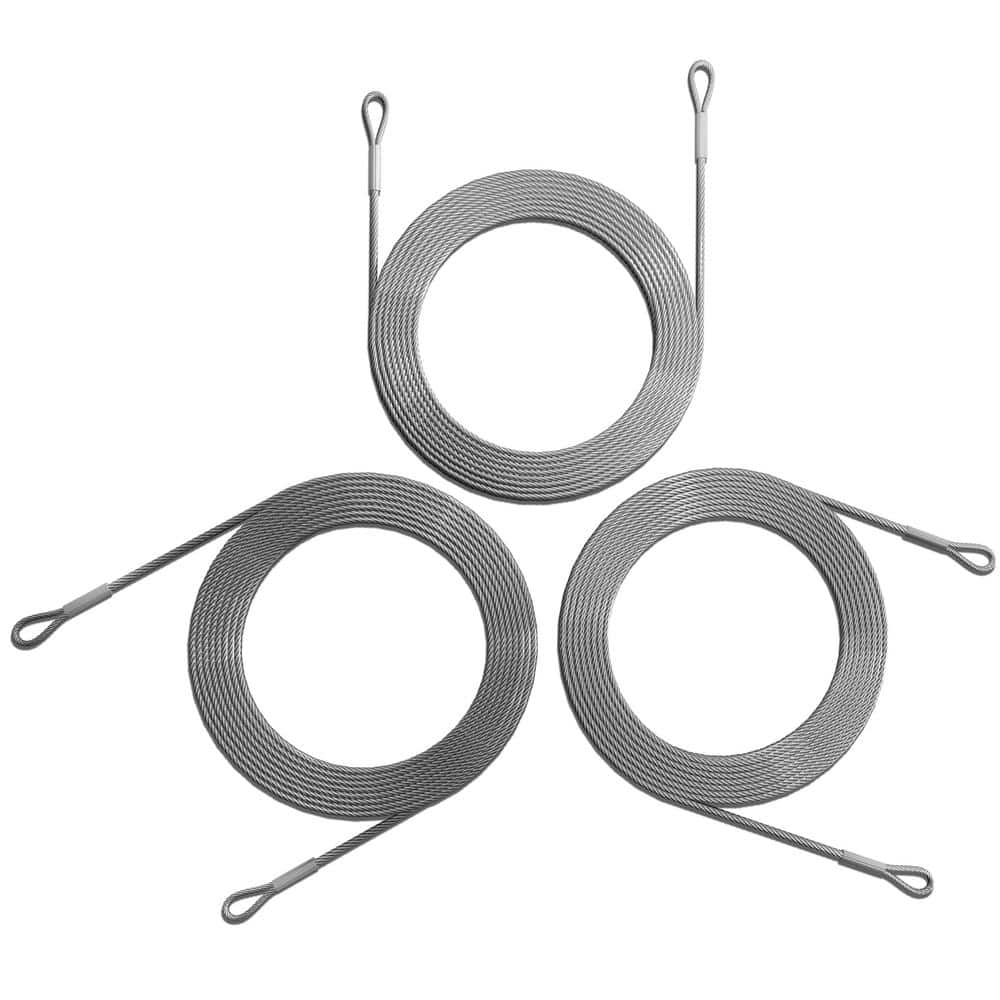 ROYAL SHADE 6 in. Triangle Sun Shade Sail Installation Cables RS-ROPE ...