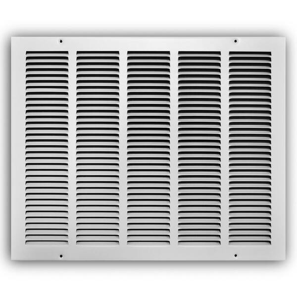 Everbilt 20 in. x 16 in. White Return Air Grille E17020X16 - The Home Depot