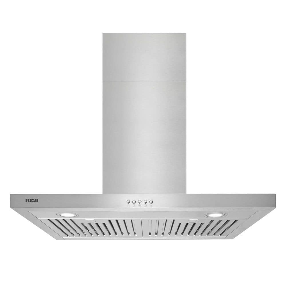 RCA 30 in. Sterling Collection 400 CFM Ducted T-Shape Wall Mount Range ...