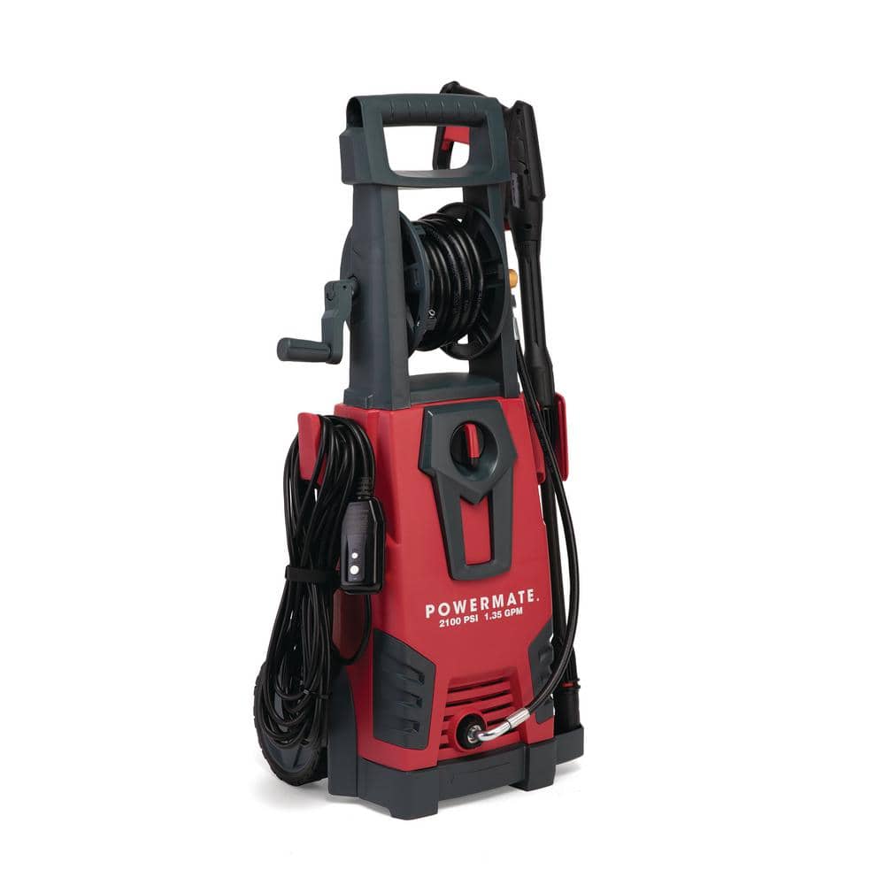 Powermate 2100 PSI 1.35 GPM Electric Pressure Washer 8886 - The Home Depot