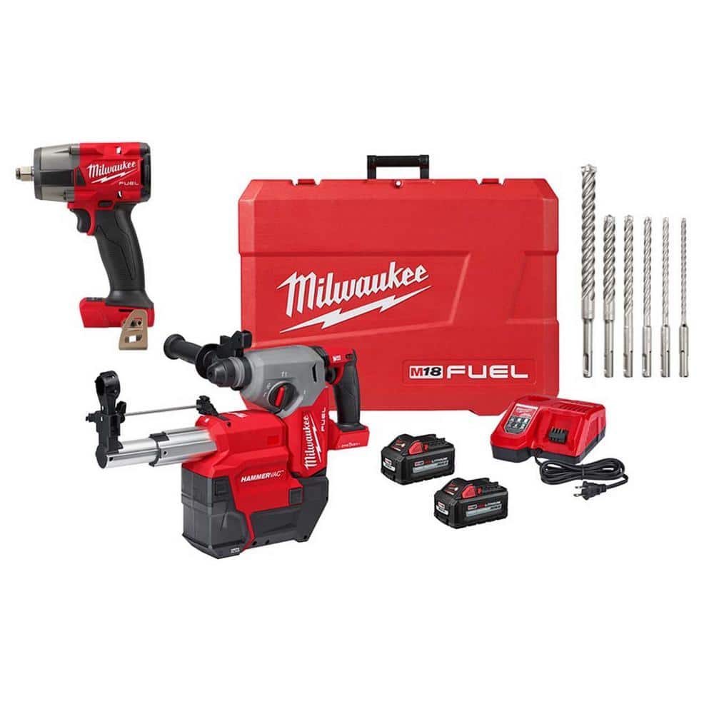 Milwaukee M18 FUEL ONE-KEY 18V Lith-Ion Brushless Cordless 1 in. SDS ...