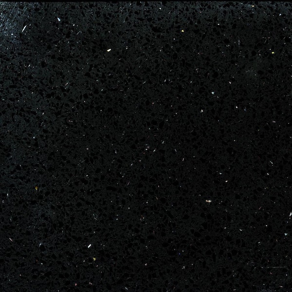 LG Hausys Viatera 2 in. Quartz Countertop Sample in Galaxy Ice LG-Q502 ...