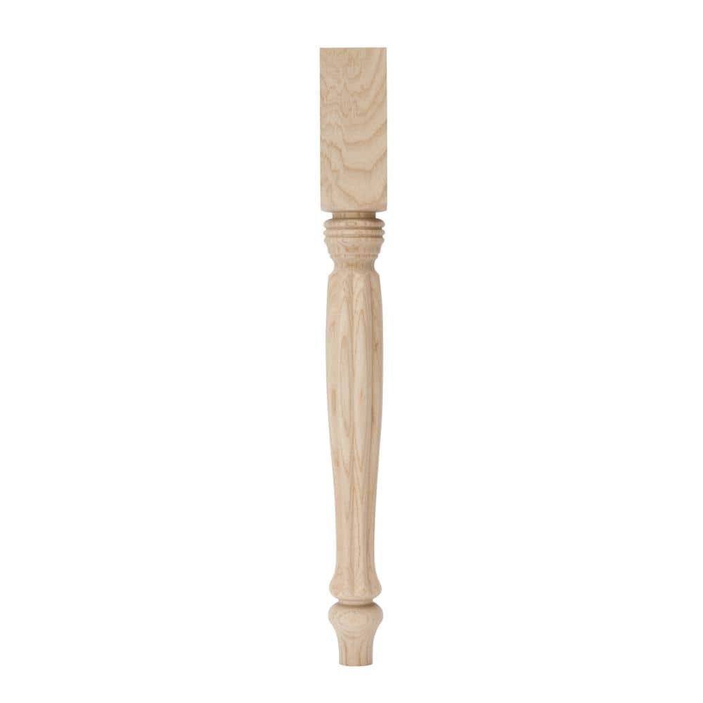 Waddell Country French Table Leg with Chamfer - 21 in. H x 2.25 in. Dia ...