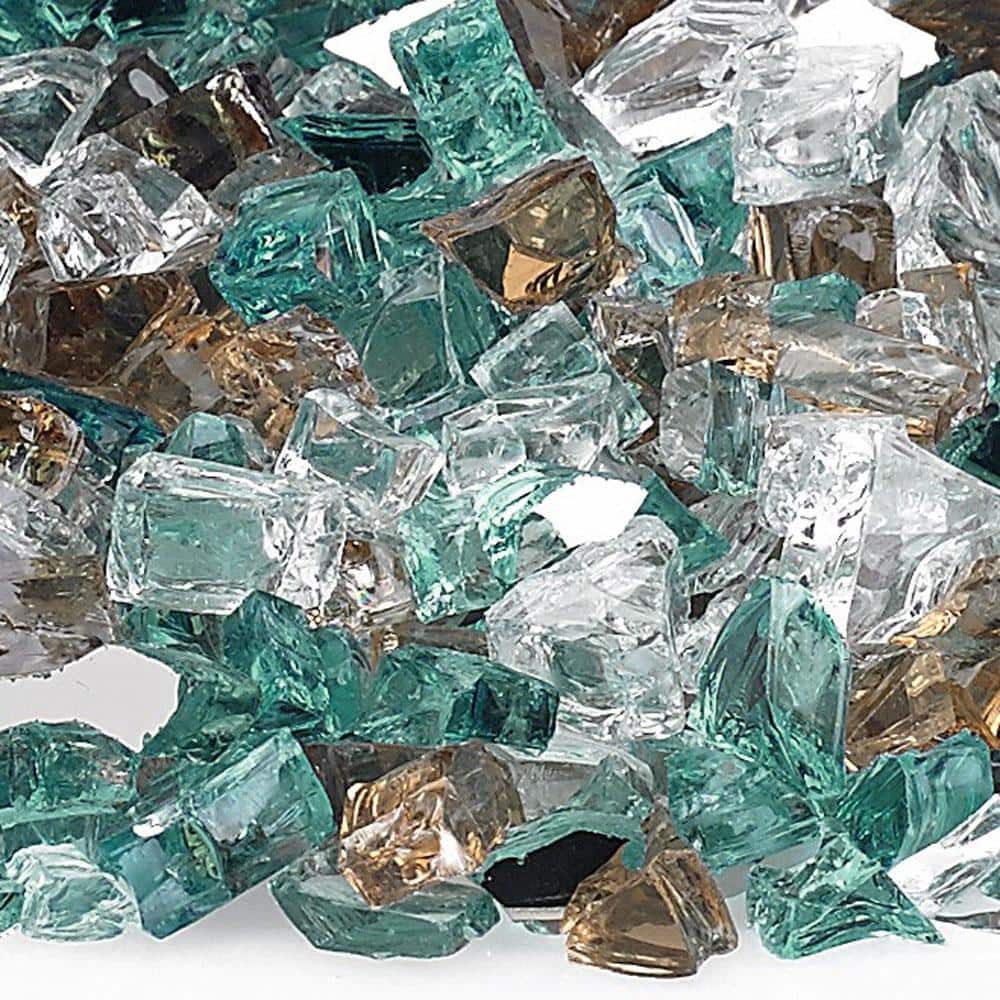American Fire Glass Bali 1/4 in. Reflective Fire Glass 10 lbs. Bag-AFF ...