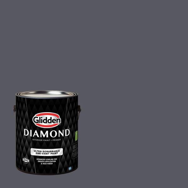 Glidden Diamond 1 gal. PPG1013-6 Gray Flannel Ultra-Flat Interior Paint ...