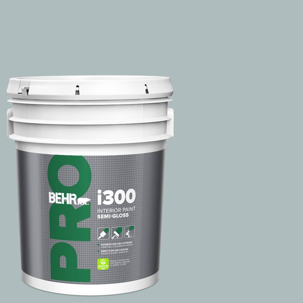 BEHR PRO 5 gal. #HDC-CT-26 Watery Semi-Gloss Interior Paint PR37005 ...