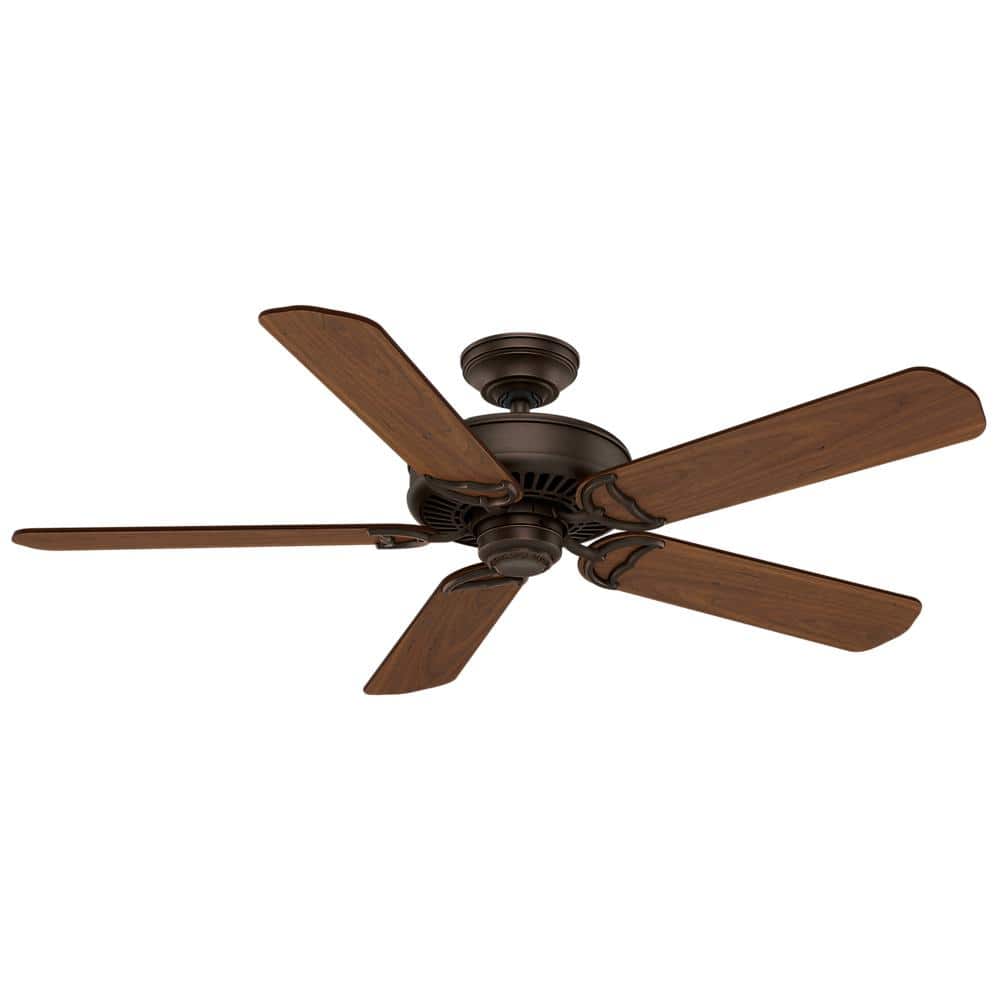Casablanca Panama 54 in. Brushed Cocoa Indoor Ceiling Fan For Bedrooms ...