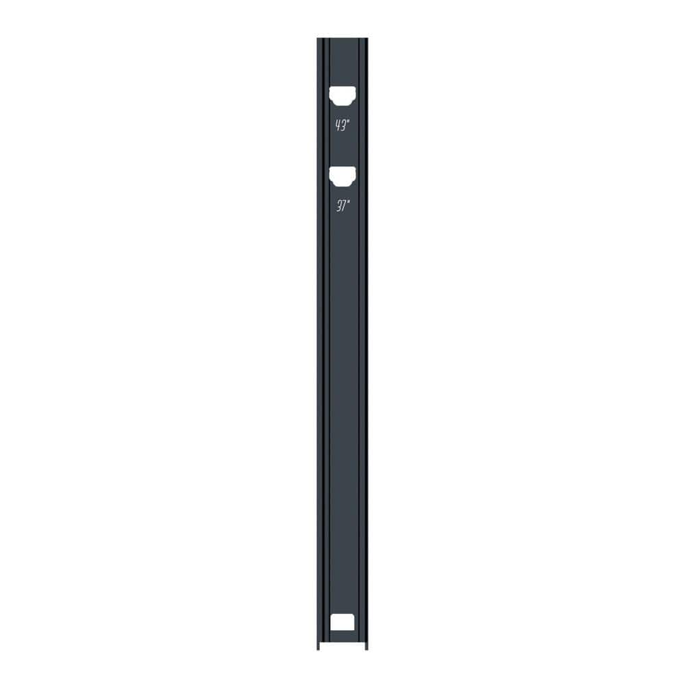 ULTRA MAX Adams Textured Black Aluminum 2-Rail Only Install Guide ...