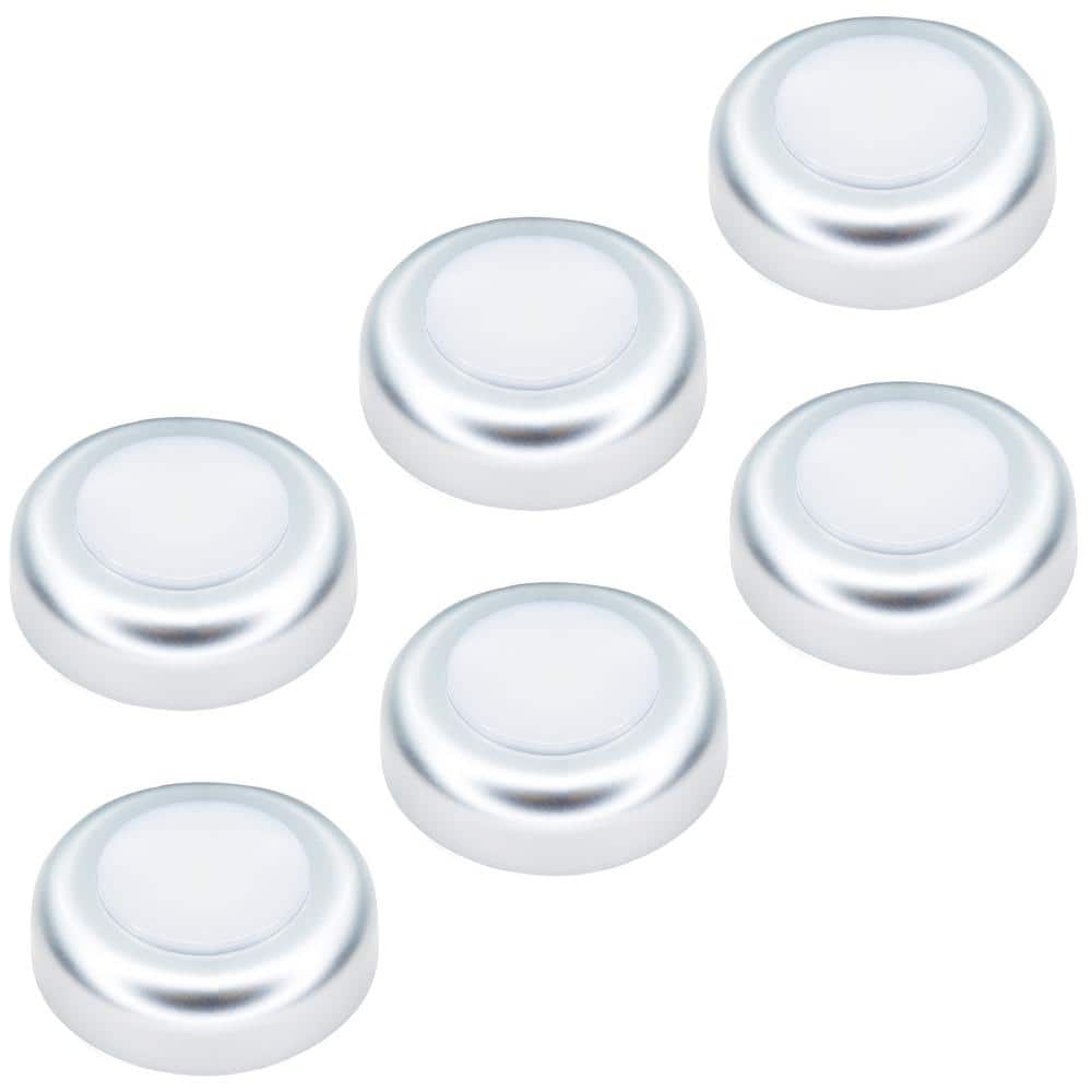 Pinegreen Lighting 2.8 in. Round Under Cabinet Integrated LED Puck ...