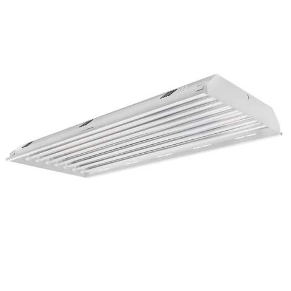 toggled 4 ft. 8-Light T8/T12 LED White High Bay High Output 6500K (LED Tubes Included) FH480D0 ...