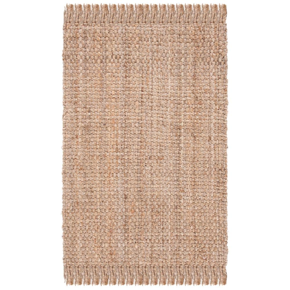 SAFAVIEH Martha Stewart 4 ft. x 6 ft. Natural Basket Marle Area Rug ...
