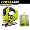 RYOBI ONE+ HP 18V Brushless Cordless Jig Saw (Tool Only) with All ...