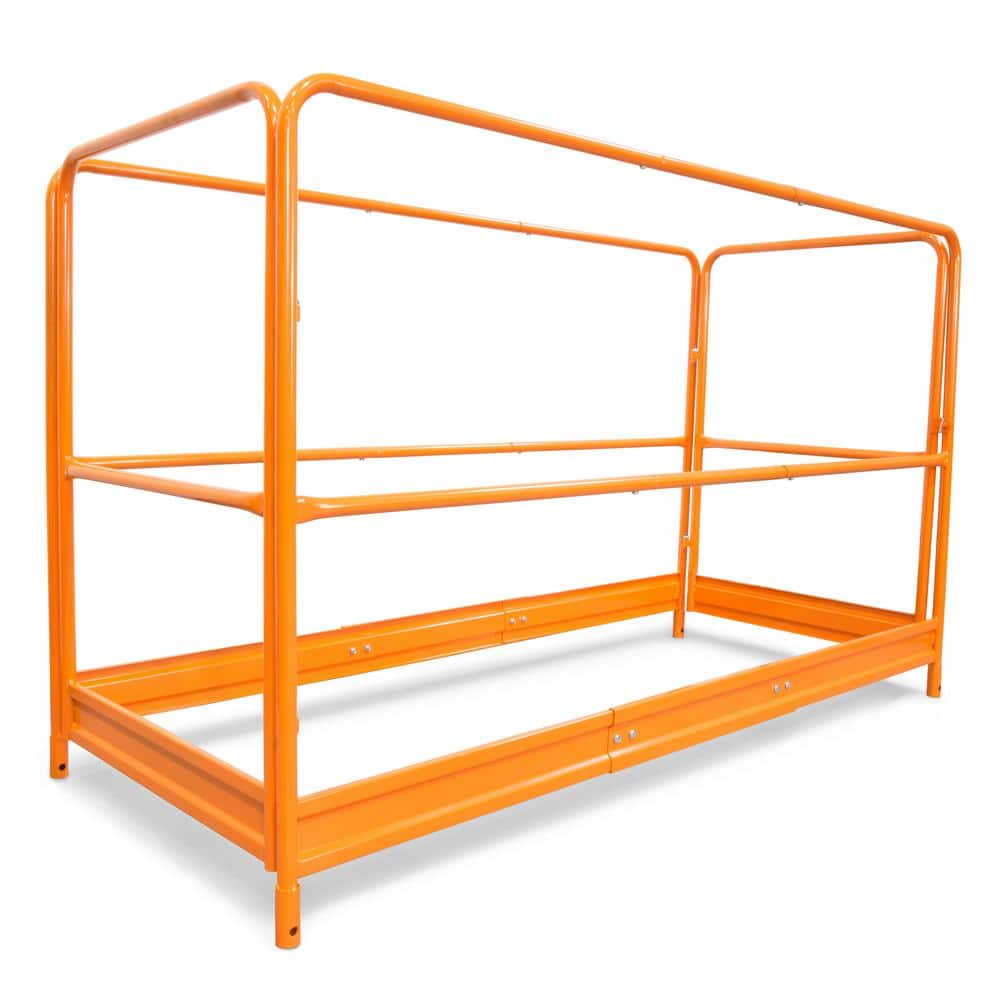 WEN 6 ft. Baker Scaffolding Guard Rail System 31106 - The Home Depot
