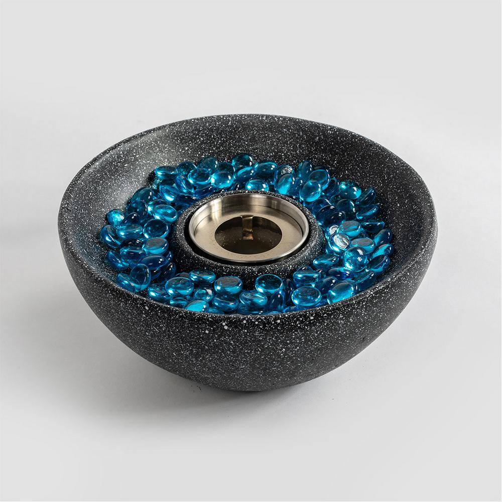 COOLSHARK Portable Mini Fire Pit Smokeless Fire Bowl Outdoor Concrete ...