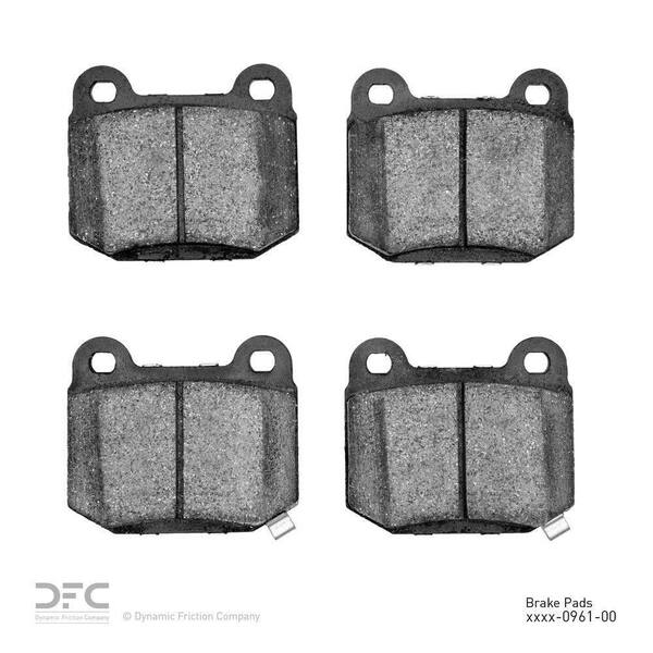 DFC 5000 Euro Ceramic Brake Pads 1600-0961-00 - The Home Depot