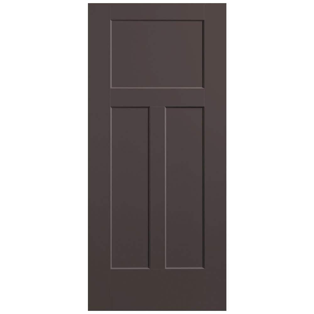 Reviews for Masonite 36 in. x 80 in. 3-Panel Winslow Single Bore Solid ...