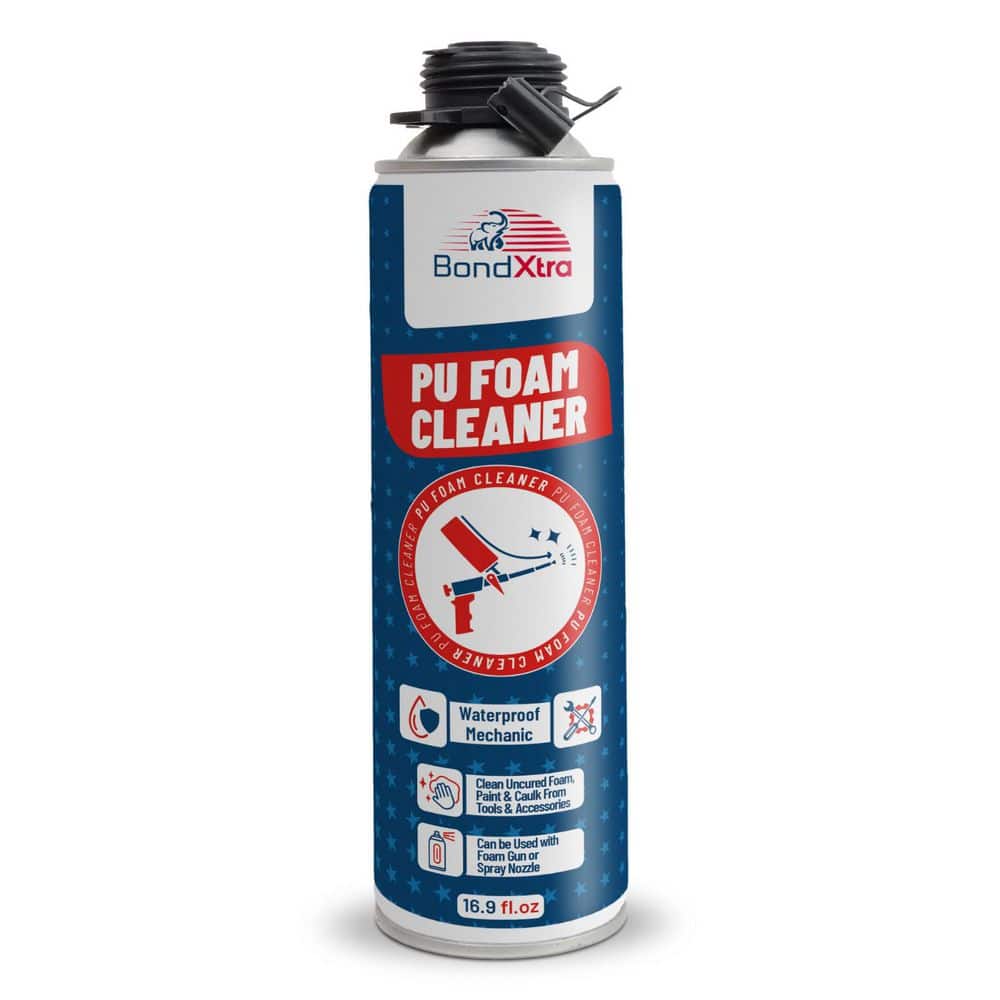 BondXtra BX410 Foam Gun Cleaner 16.9 oz.-Ideal for Cleaning PU ...
