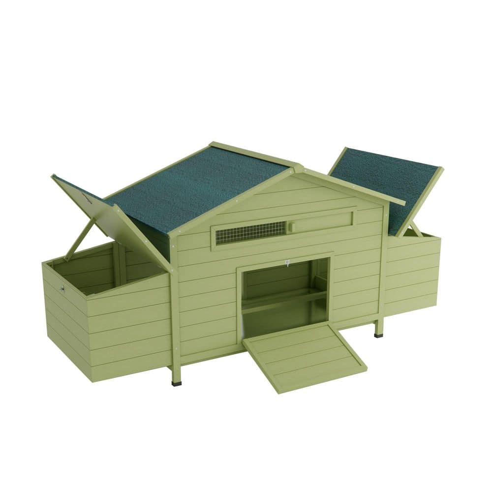 Miscool Avex Large Wooden Chicken Coop Outdoor Hen House Poultry Cage ...