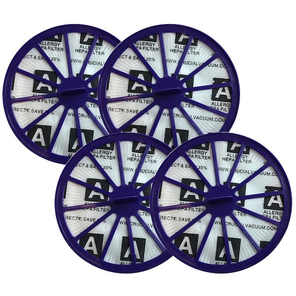 Think Crucial 4-Pack Replacement Post-Motor HEPA Style Filters, Fits ...