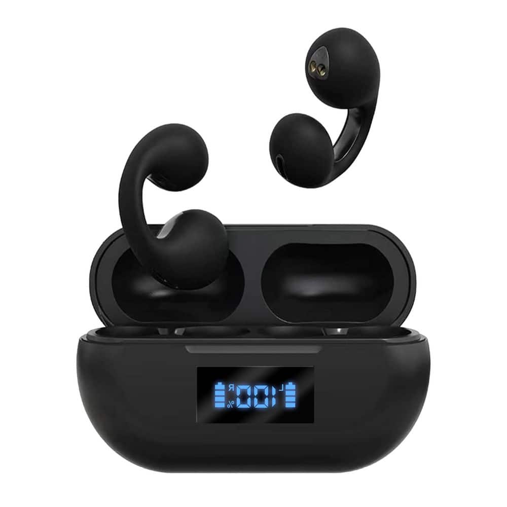 Sentry Black Wireless Bluetooth Over the Ear Earbuds-Clip On HDO-OVE200 ...