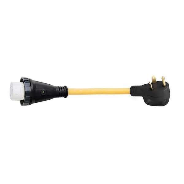 ParkPower Pigtail Adapter - 30A Male/50A Female 3050PA - The Home Depot