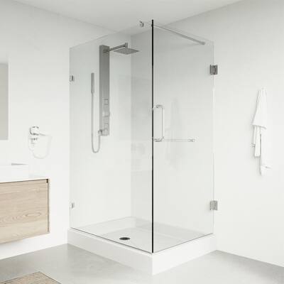 Rectangular - Frameless - Shower Enclosures - Shower Doors - The Home Depot