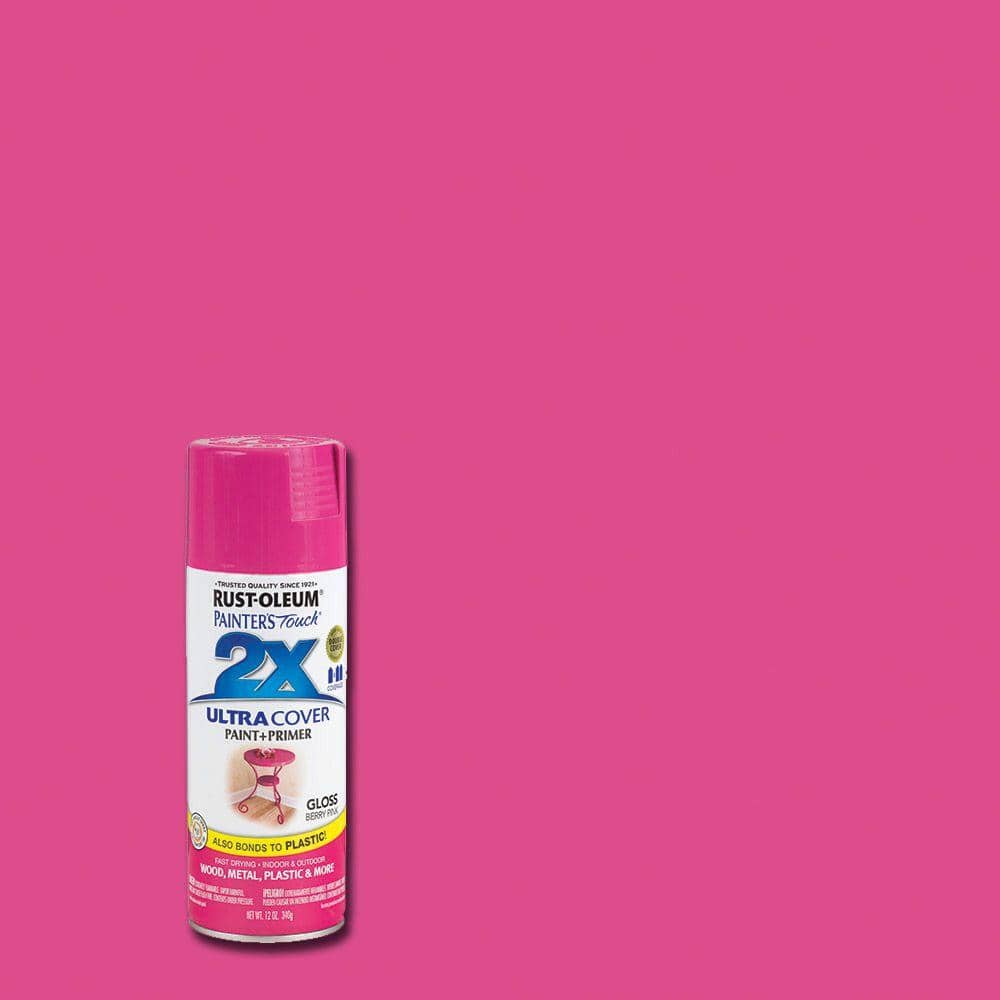Reviews for Rust-Oleum Painter's Touch 2X 12 oz. Gloss Berry Pink ...