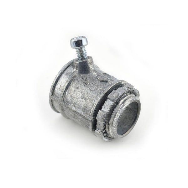 BRIDGEPORT 1/2 in. Set Screw AC/MC/MCI-A Cable Connectors (50-Pack) 507 ...