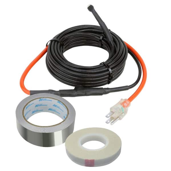 WarmlyYours 30 ft. Pipe Tracing Kit PTC120-7W-030 - The Home Depot