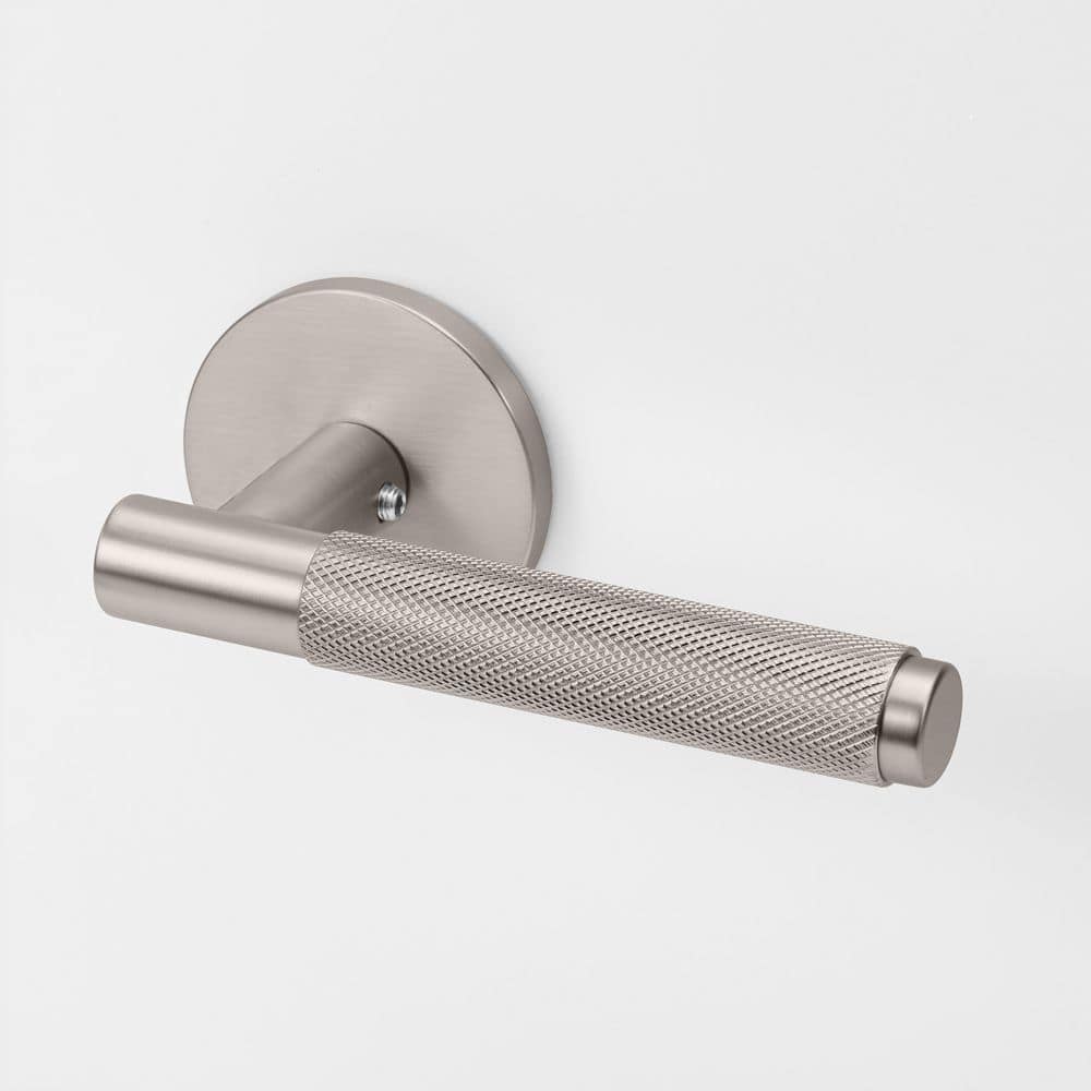 McBowery Taylor Satin Nickel Dummy Interior Door Handle with Concealed ...