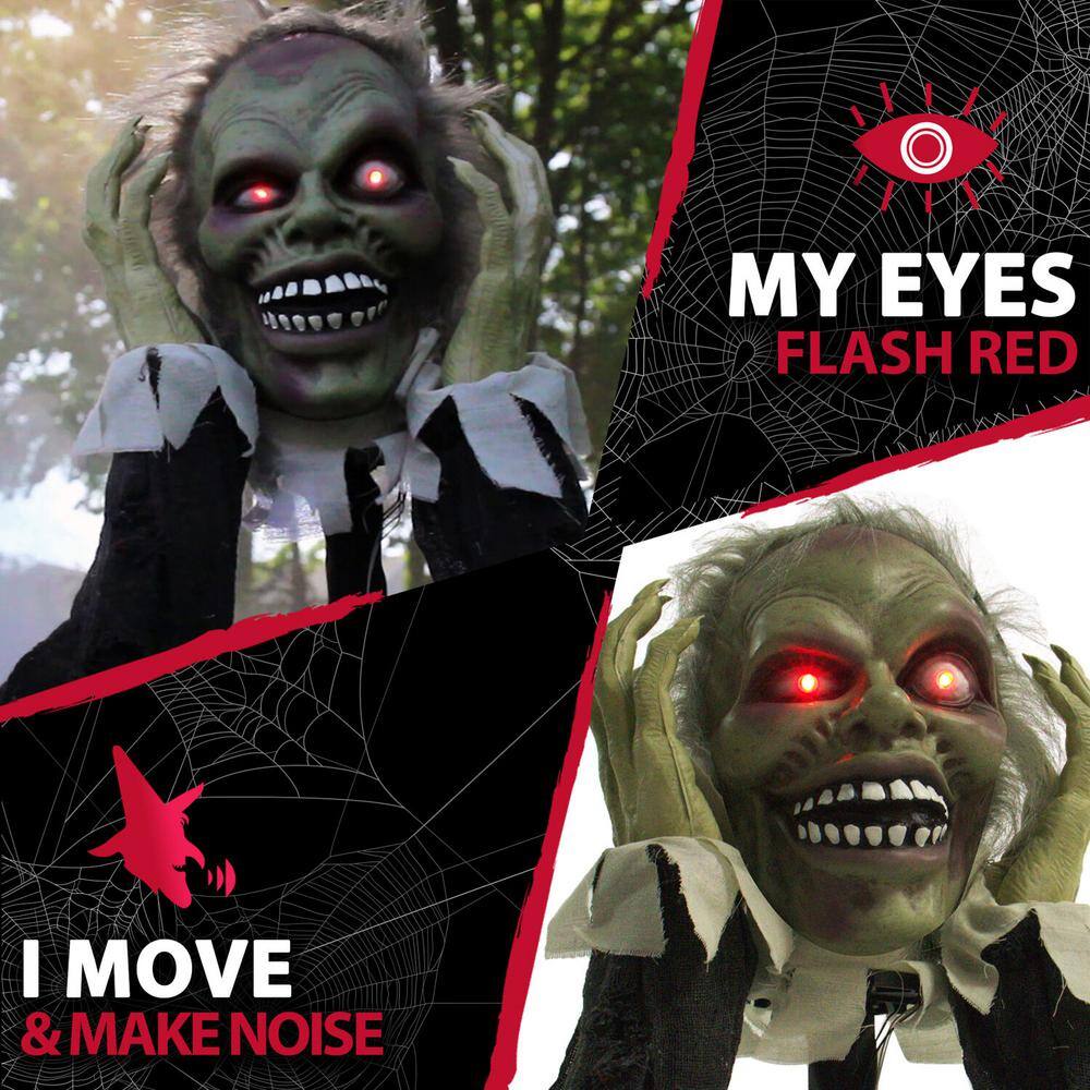 20 in. Touch Activated Pop-Up Animatronic Ghoul Die besten Deals und ...