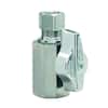 BrassCraft 1/2 in. FIP Inlet x 3/8 in. Comp Outlet 1/4-Turn Straight Ball Valve KTR12X C1 - The ...