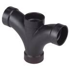 HOLDRITE TestRite 3 in. ABS Test/Cleanout Tee with Plug TRABS3A-H