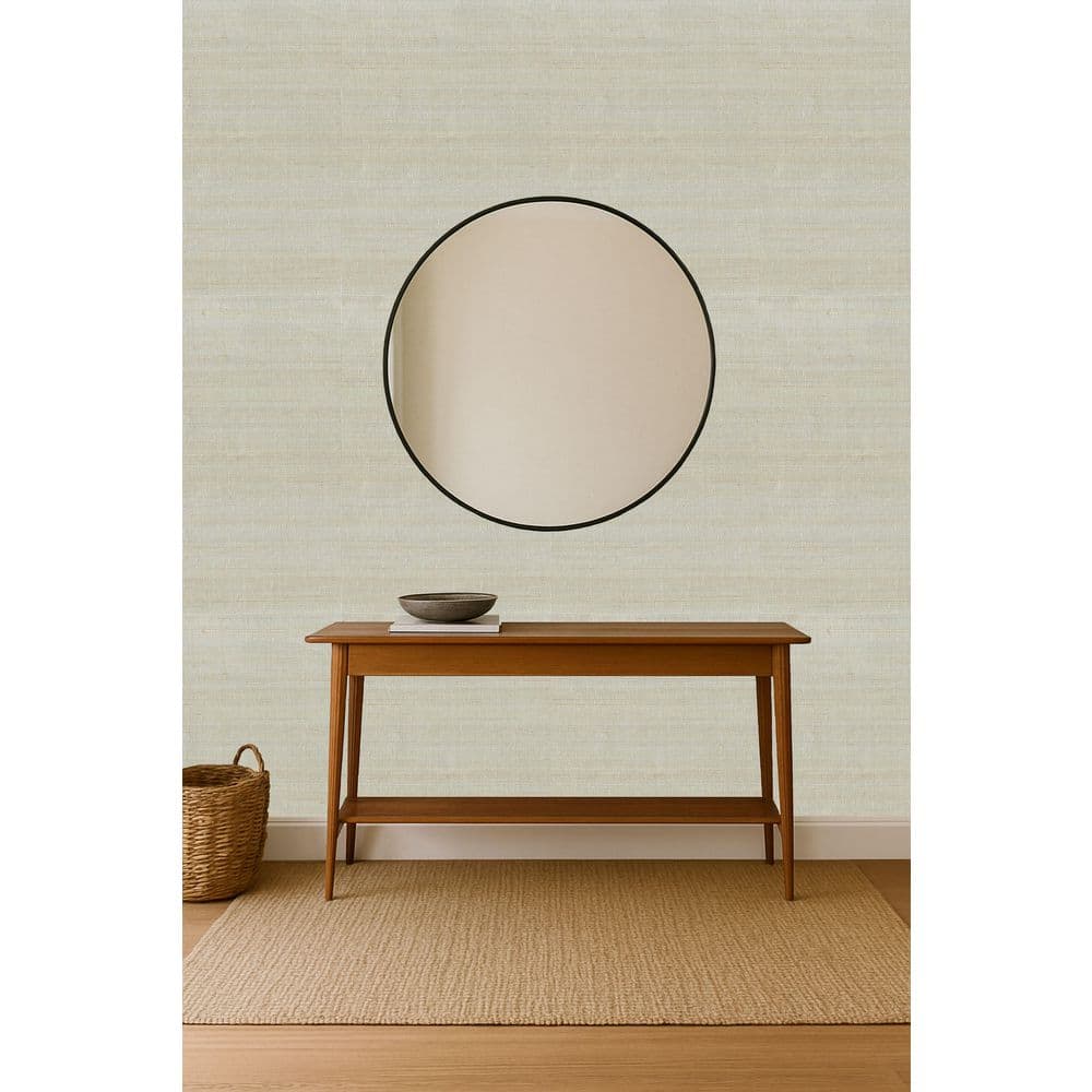 Walls Republic Ash Blue-Prairie Sage Abaca Weave Print Non Woven Non ...