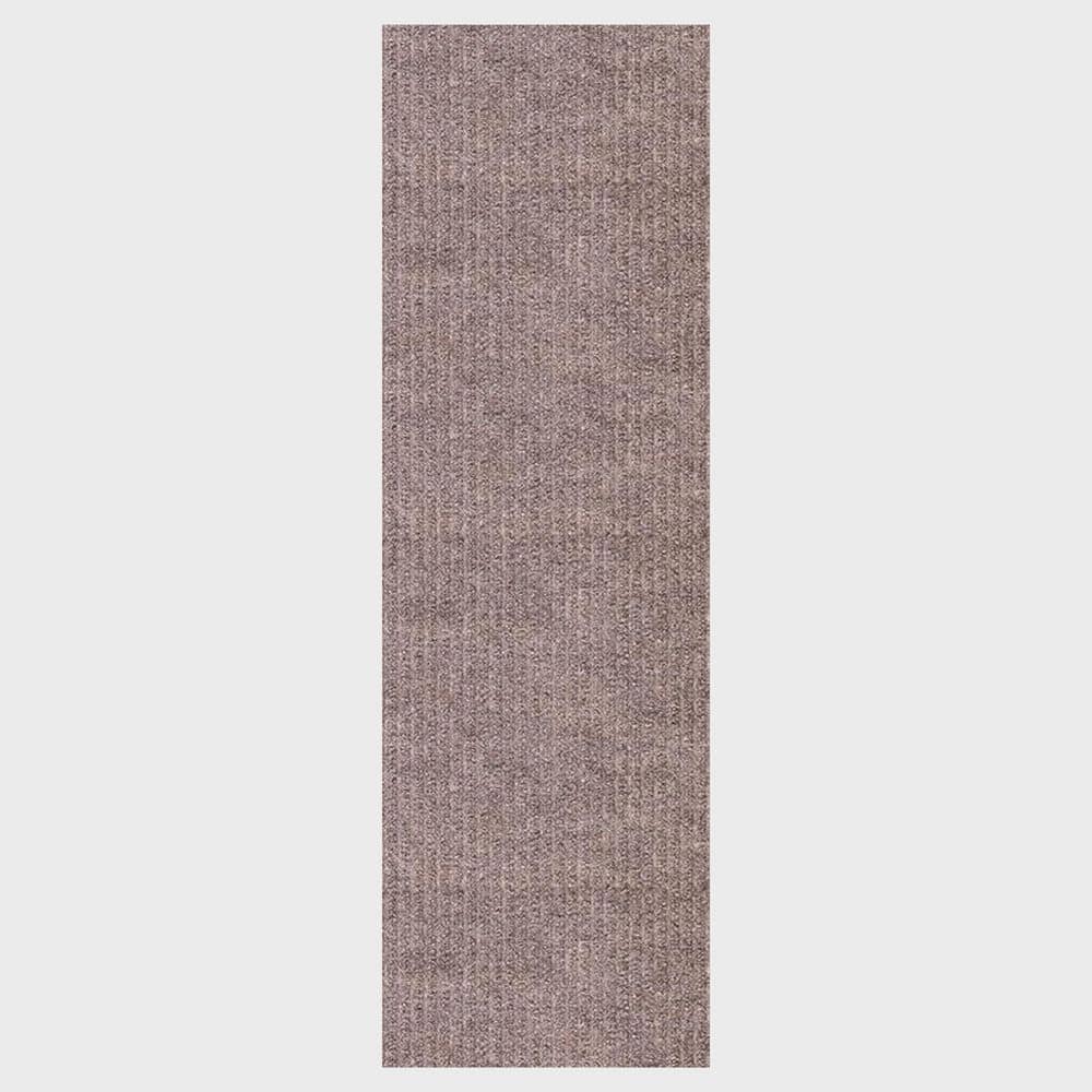 PLAYA RUG Heavy Duty Solid Beige 31 in. W x 41 ft. L Indoor/Outdoor ...