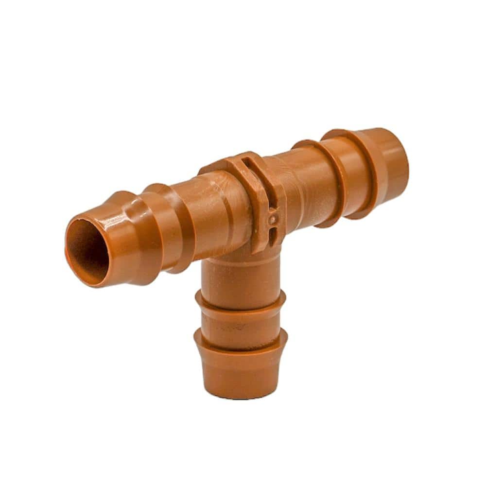 DIG 1/2 in. Barbed Tee, 600 in. ID, 17 mm, BRN (20-Pack) CB75-20 - The ...