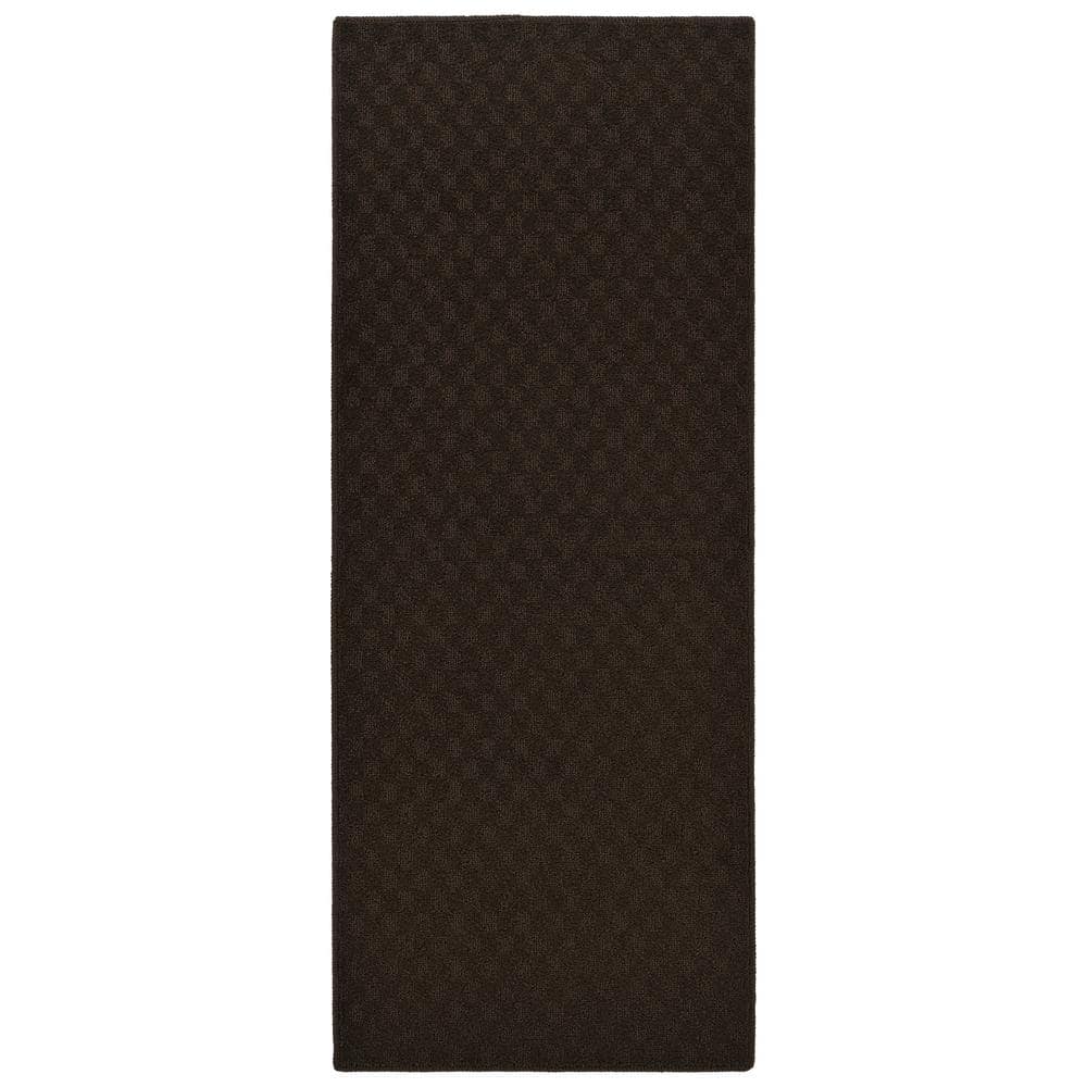 Garland Rug Medallion Mocha 2 ft. x 5 ft. Geometric Runner Rug ...