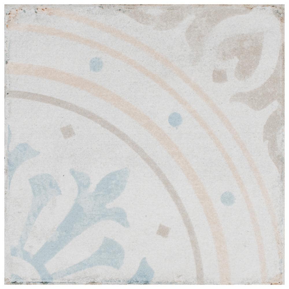Merola Tile Barcelona Decor Raval 5-7/8 in. x 5-7/8 in. Porcelain Floor ...