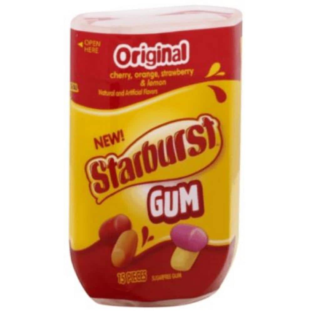 Starburst This Fruity Gum Features A Soft, Chewy Center And Crisp Outer ...