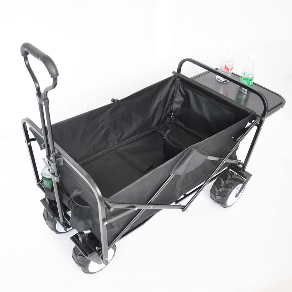 Afoxsos Folding 4 cu. ft. 600D polyester fabric Collapsible Garden Cart ...