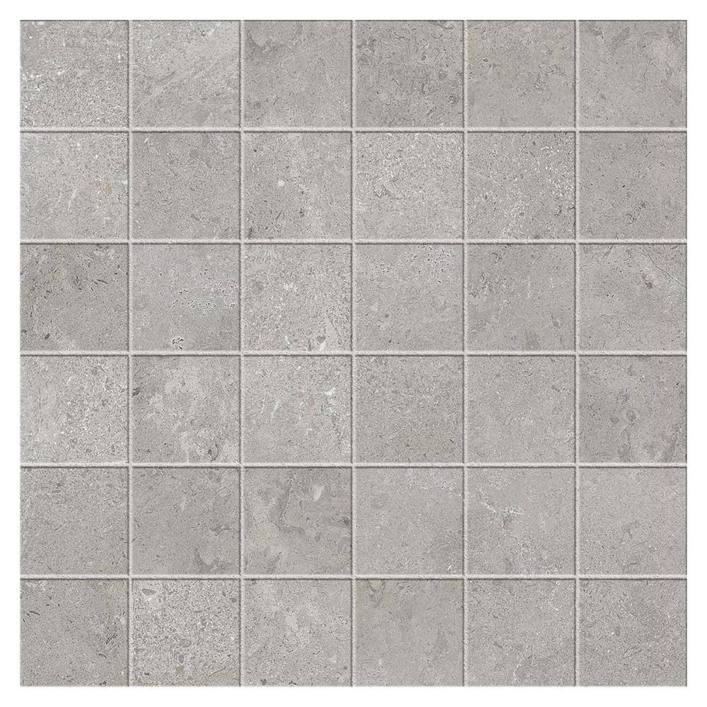 Ivy Hill Tile Provence Gray 11.65 in. x 11.65 in. Limestone Look Matte ...